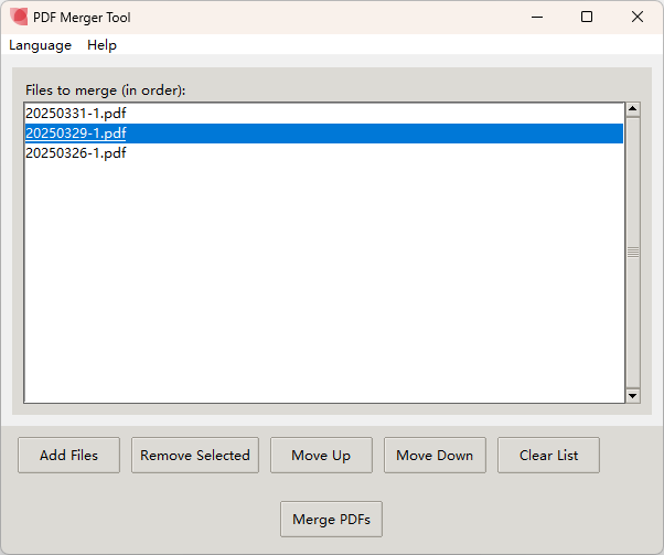 PDF Merger Tool - Merge PDFs Easily